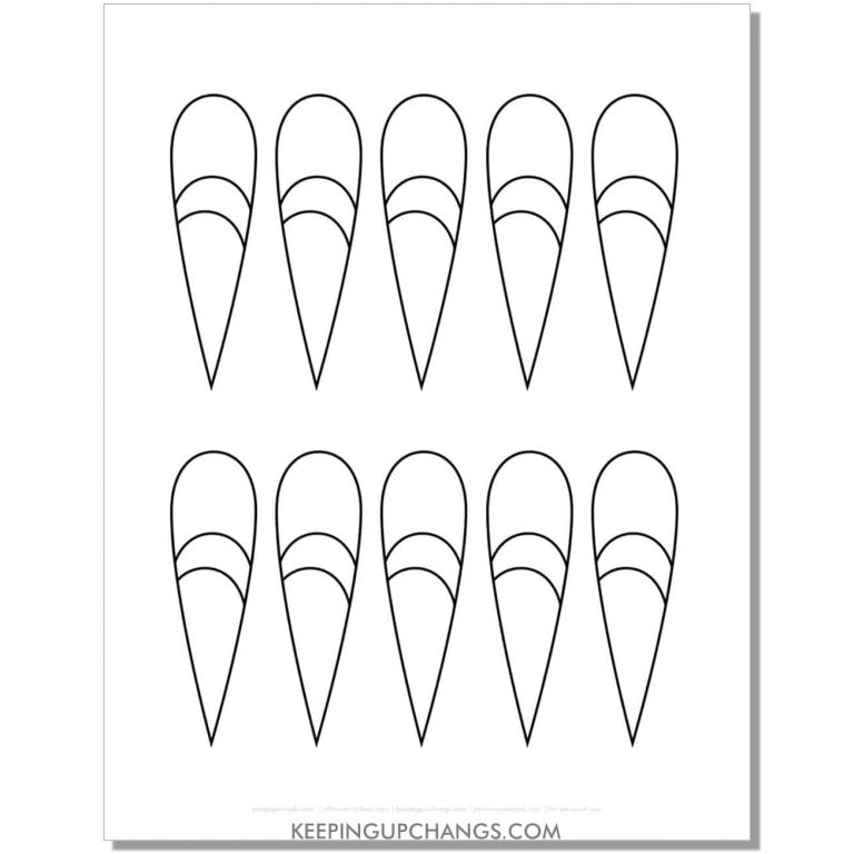 Free Feather Outlines, Templates, Stencils [MOST POPULAR Printables!]