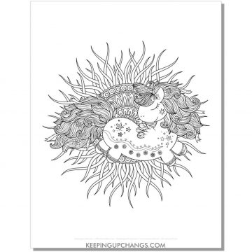 15+ Free Unicorn Coloring Pages, Sheets for Adults [TOP Printables!]