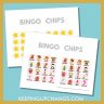 Christmas Bingo Color Pictures & Words (4x4 Grid) [FREE Printable]