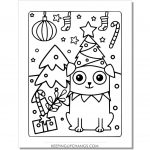 49+ Free Christmas Animal Coloring Pages, Sheets [TOP Printables!]