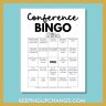 Conference Bingo Human Icebreaker [FREE Printable!]