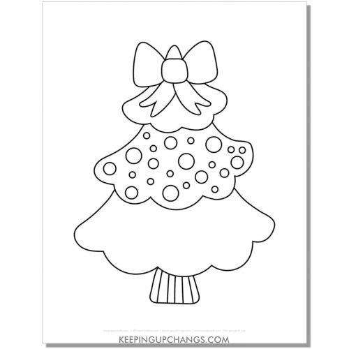 35+ Free Christmas Tree Coloring Pages, Sheets [POPULAR Printables!]