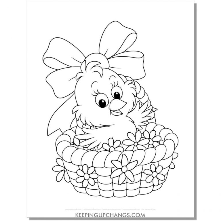 15+ Free Easter Chick Coloring Pages, Sheets [POPULAR Printables!]