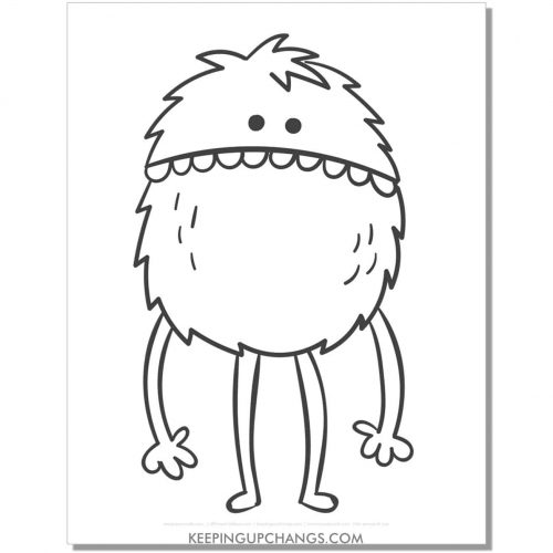 49+ Free Monster Coloring Pages, Sheets [MOST POPULAR Printables!]