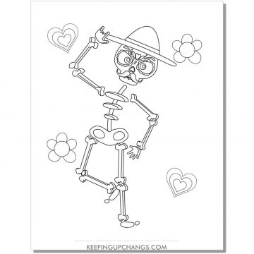 35+ Free Day of the Dead, Sugar Skull Coloring Pages, Sheets [TOP ...
