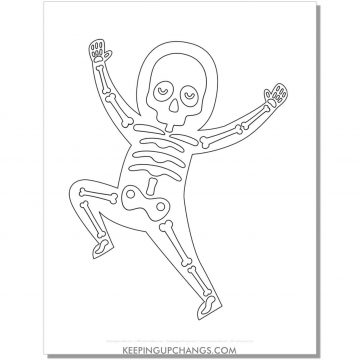 29+ Free Skeleton Coloring Pages, Sheets [MOST POPULAR Printables!]