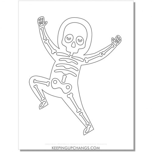 29+ Free Skeleton Coloring Pages, Sheets [MOST POPULAR Printables!]