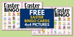 Easter Bingo Color Pictures & Words (4x4 Grid) [FREE Printable!]