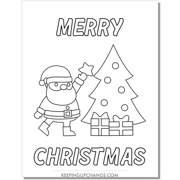 35+ Free Christmas Tree Coloring Pages, Sheets [POPULAR Printables!]