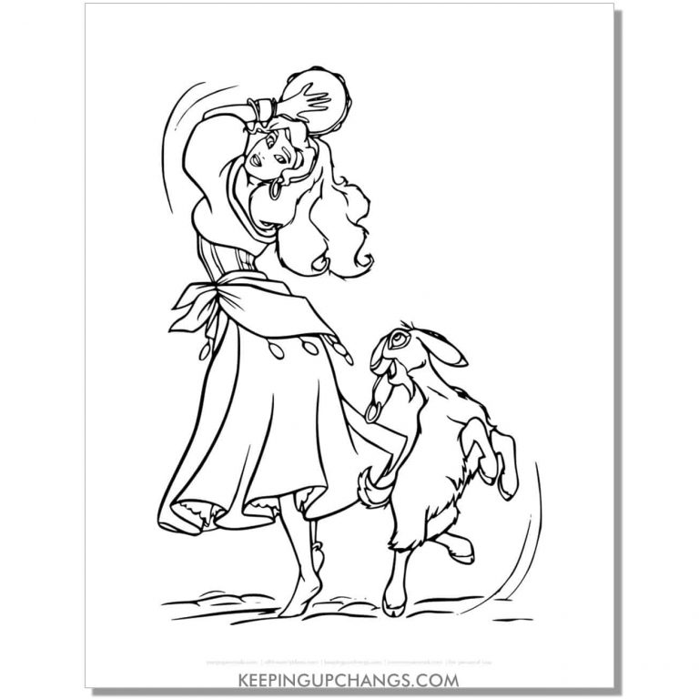 Free Hunchback of Notre Dame Coloring Pages, Sheets [TOP Printables!]