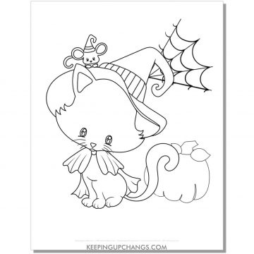 47+ Free Halloween Cat Coloring Pages, Sheets [POPULAR Printables!]