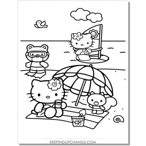 35+ Free Hello Kitty Coloring Pages [MOST POPULAR Printables!]