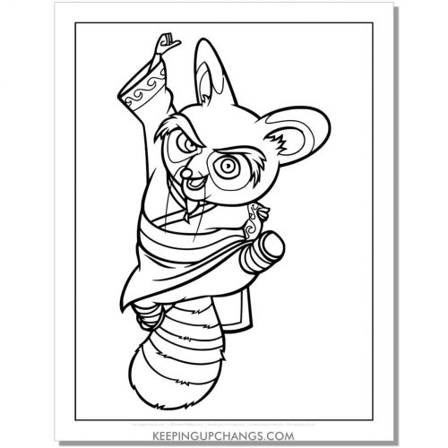 19+ Free Kung Fu Panda Coloring Pages [MOST POPULAR Printables!]