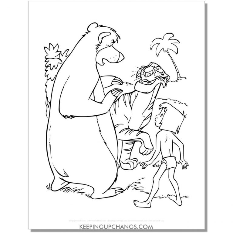 29+ Free Jungle Book Coloring Pages, Sheets [POPULAR Printables!]