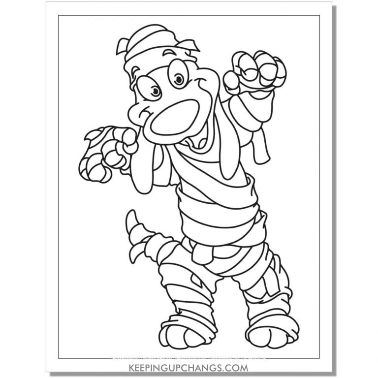 15+ Free Mummy Coloring Pages, Sheets [MOST POPULAR Printables!]