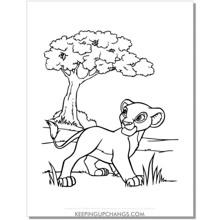 15+ Free Nala Coloring Pages, Sheets [MOST POPULAR Printables!]