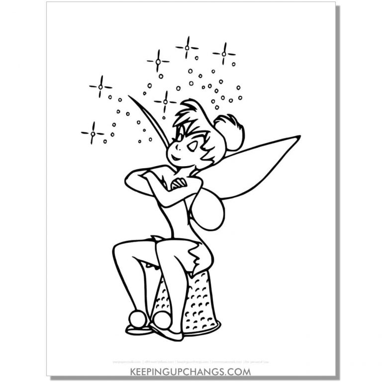 19+ Free Tinkerbell Coloring Pages, Sheets [MOST POPULAR Printables!]