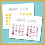 Valentine's Bingo Color Pictures & Words (4x4 Grid) [FREE Printable!]