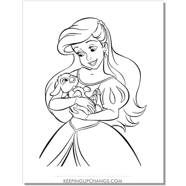 31+ Free Little Mermaid Coloring Pages, Sheets [POPULAR Printables!]