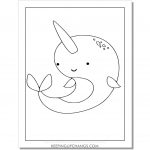 11+ Free Narwhal Coloring Pages, Sheets [MOST POPULAR Printables!]