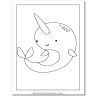 11+ Free Narwhal Coloring Pages, Sheets [MOST POPULAR Printables!]