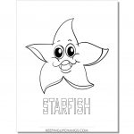 11+ Free Starfish Coloring Pages, Sheets [MOST POPULAR Printables!]